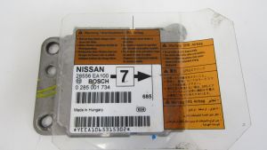 NISSAN NAVARA D40 AIR BAG MODULE ECU 28556 EA100 28556EA100 7 0285001734